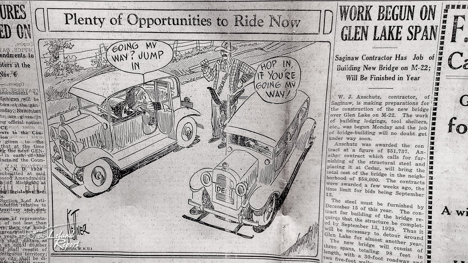 Vol. XX – #205 – 1928 Presidential Election – The Leland Report