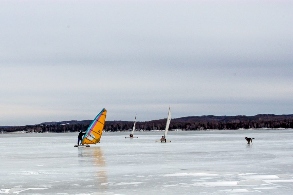 Vol XXII – #3- Ice Windsurfer – The Leland Report